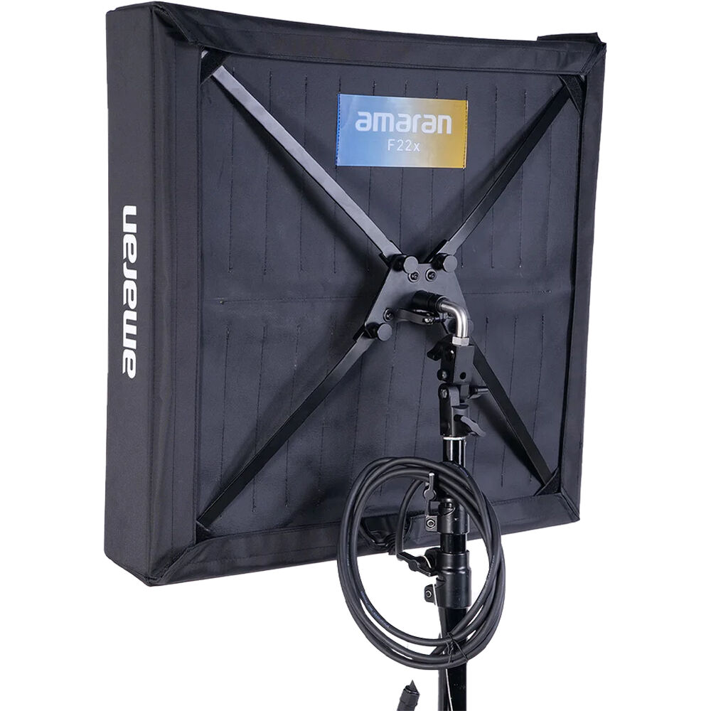 LED Flex Amaran F22x Bi-color 30x60cm com Softbox, Grid, Fonte e Tripé