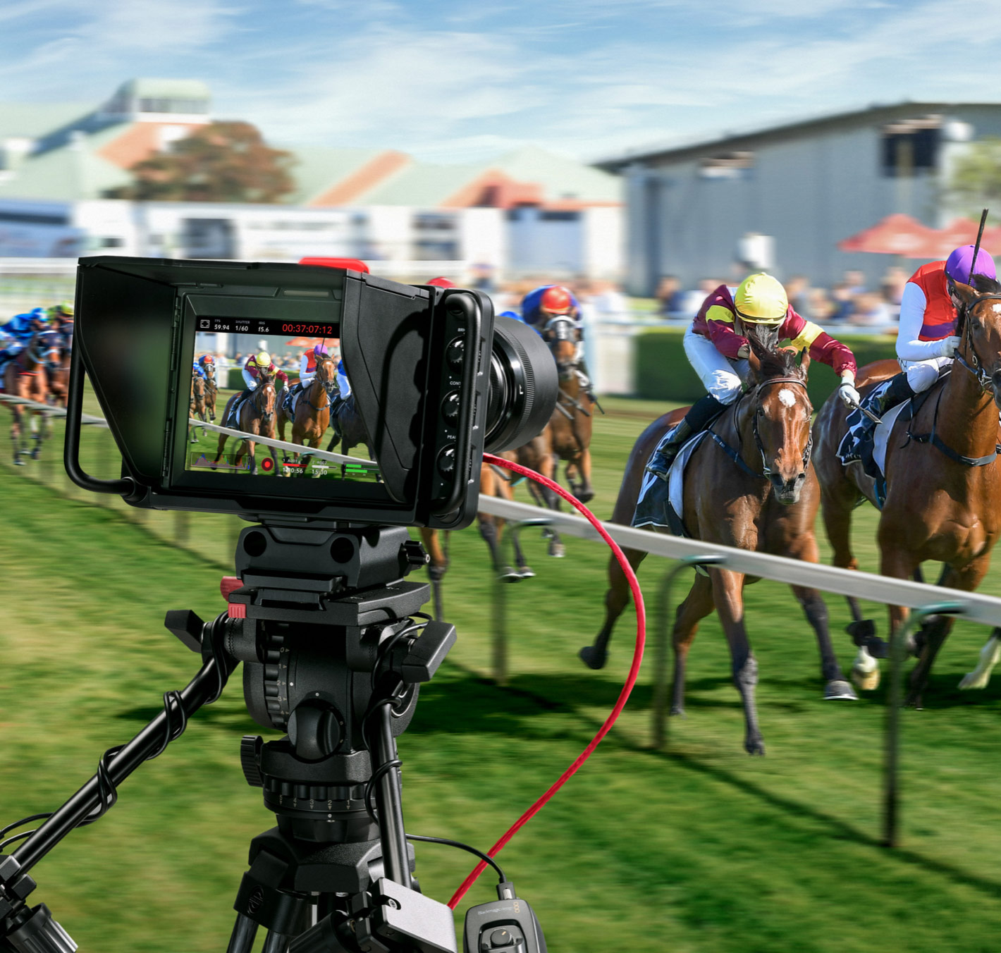 Blackmagic Câmera Studio para locação